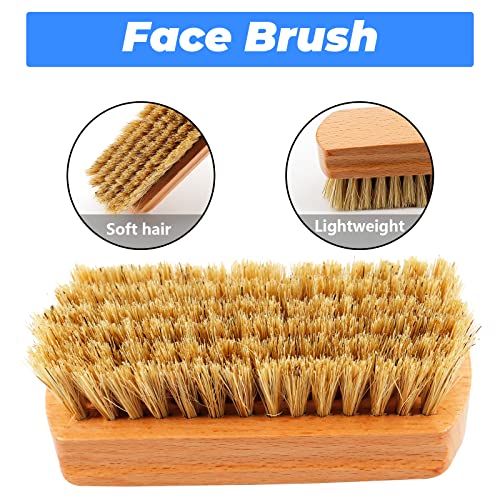 Surfante Horse Grooming Kit with Tote 8Pcs,Horse Cleaning Tool Set,Horse Brushes Set,Horse Sweat Scraper,Mane Comb with Storage Bag