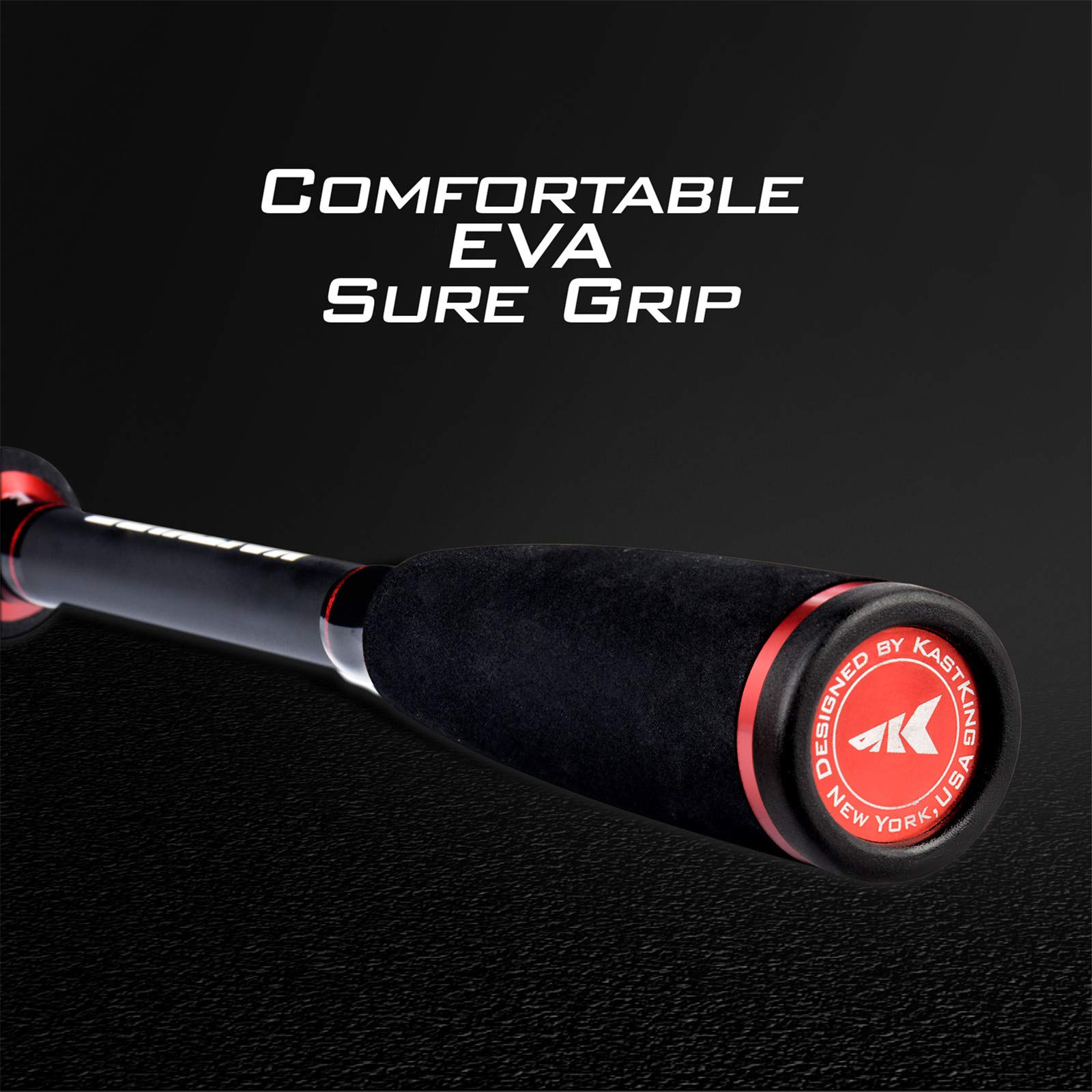 KastKing Royale Select Fishing Rods, Casting 7ft -Medium Heavy Power-Fast-1pc, Line WT:10-20lb