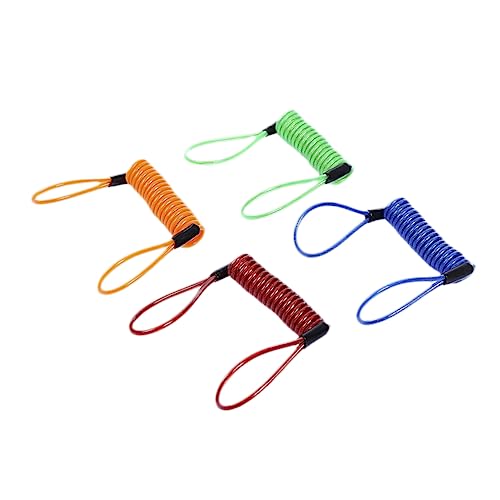 INOOMP Spring Tool Wire Rope Lock Padlock 1.2m Bike Lock Tool Anti- Rope Lock Lengthen