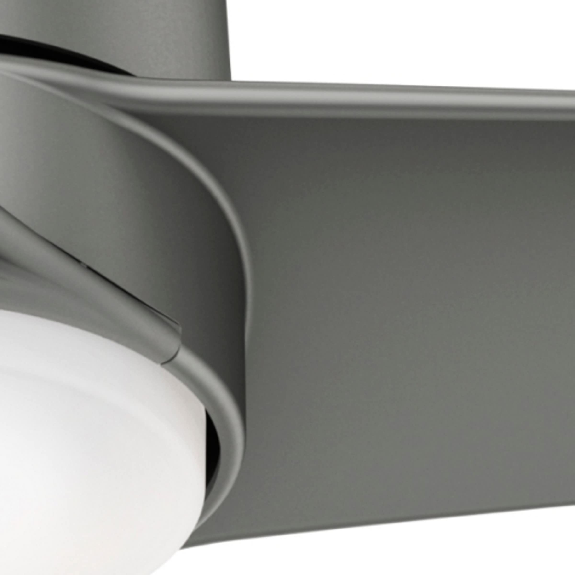 Hunter Fan Company 59472 Havoc Ceiling Fan, 54, Matte Silver Finish