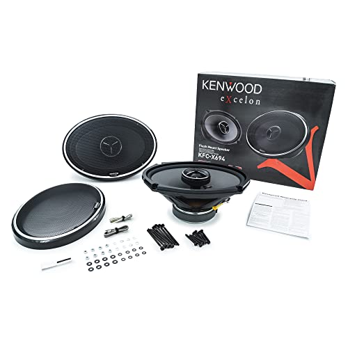 KENWOOD Excelon KFC-X694 6x9-Inch 2-Way, Series Car Speakers - 300 Watts of Peak Power, Full Range, Shallow Mount is Perfect Factory OEM Replacements