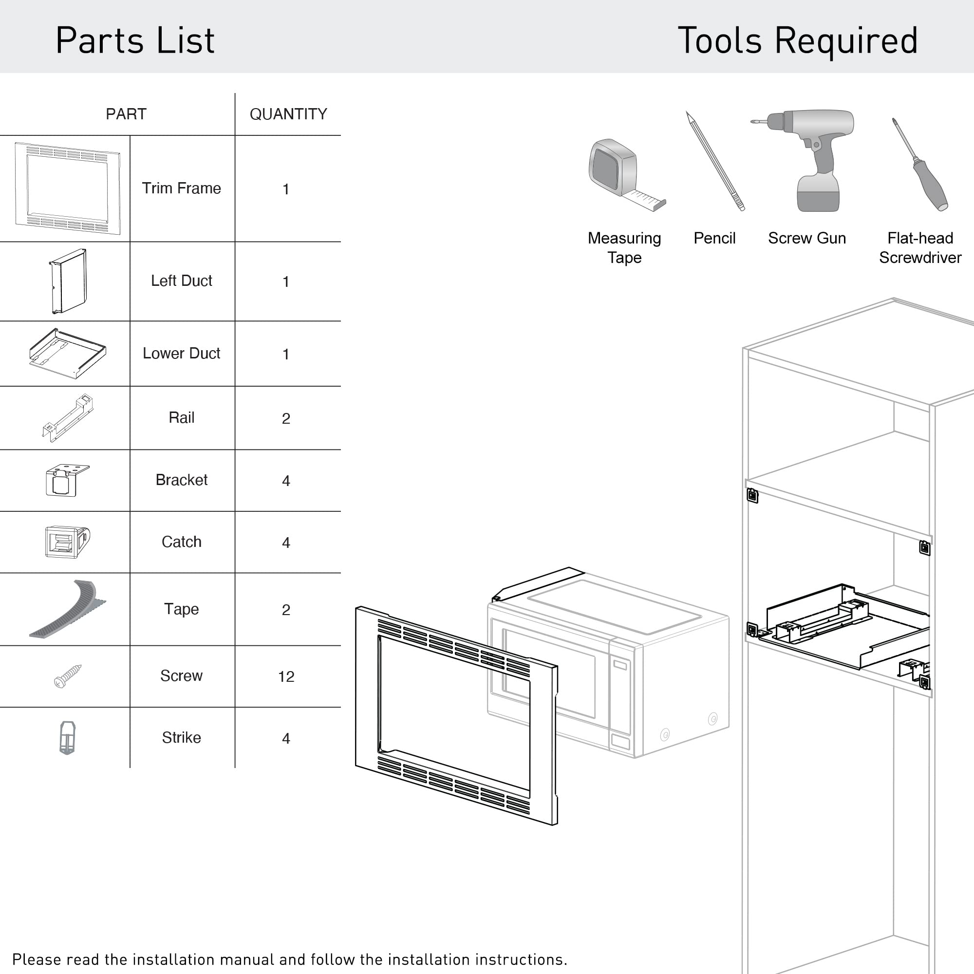 Panasonic NN-TK621SS 27-inch Trim Kit for 1.2 cu ft Microwave Ovens, 1.2cft, Stainless Steel