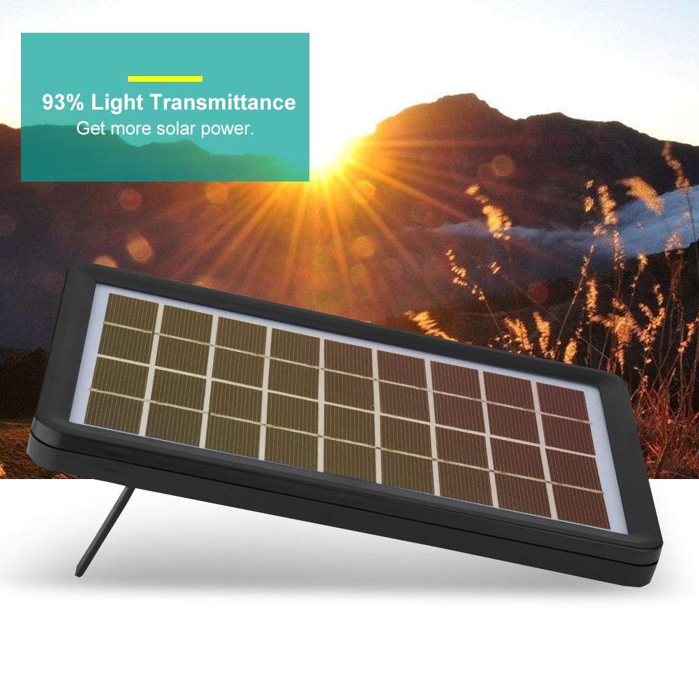 Richer-R Solar Panel, 9V 3W Solar Board Waterproof 93% Light Transmittance Poly Silicon Solar Cell 9 Volt Monocrystalline Solar Panel,up to 93% Tansmittance