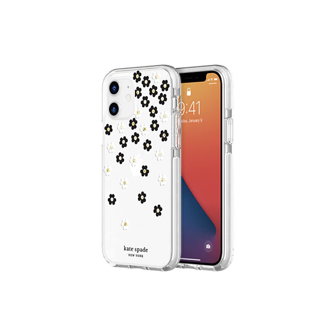 Kate Spade Hard Case for Apple iPhone 12 Pro/iPhone 12 - Scattered Flowers