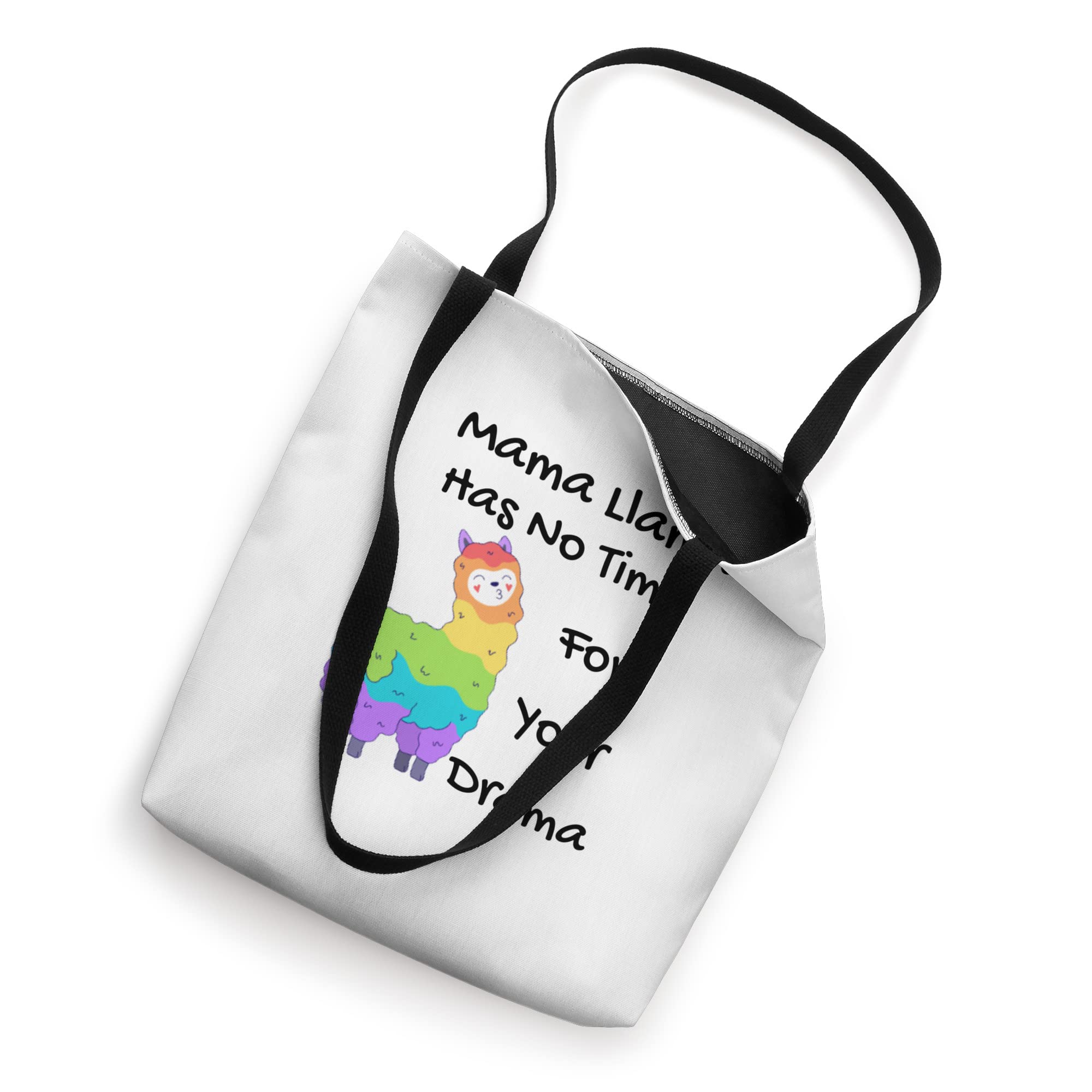 Mother's day Quote 2022, Mama llama Has No Time Your Drama Tote Bag