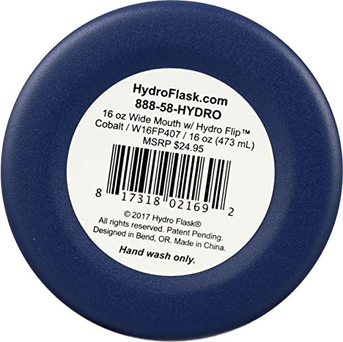 Hydro Flask Cobalt Flip Lid Water Bottle 16 Ounce, 1 EA