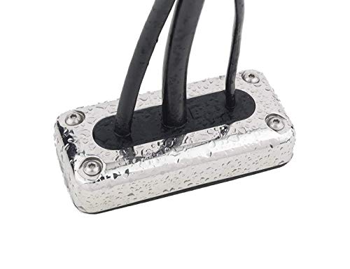 SEAVIEW | Multi-Cable Rectangle Cable Gland | Marine Grade Waterproof Cable Pass Through Cable Clam Compatible with Wire Diameters Up to 0.5" (10.6mm) | Polished Stainless Steel