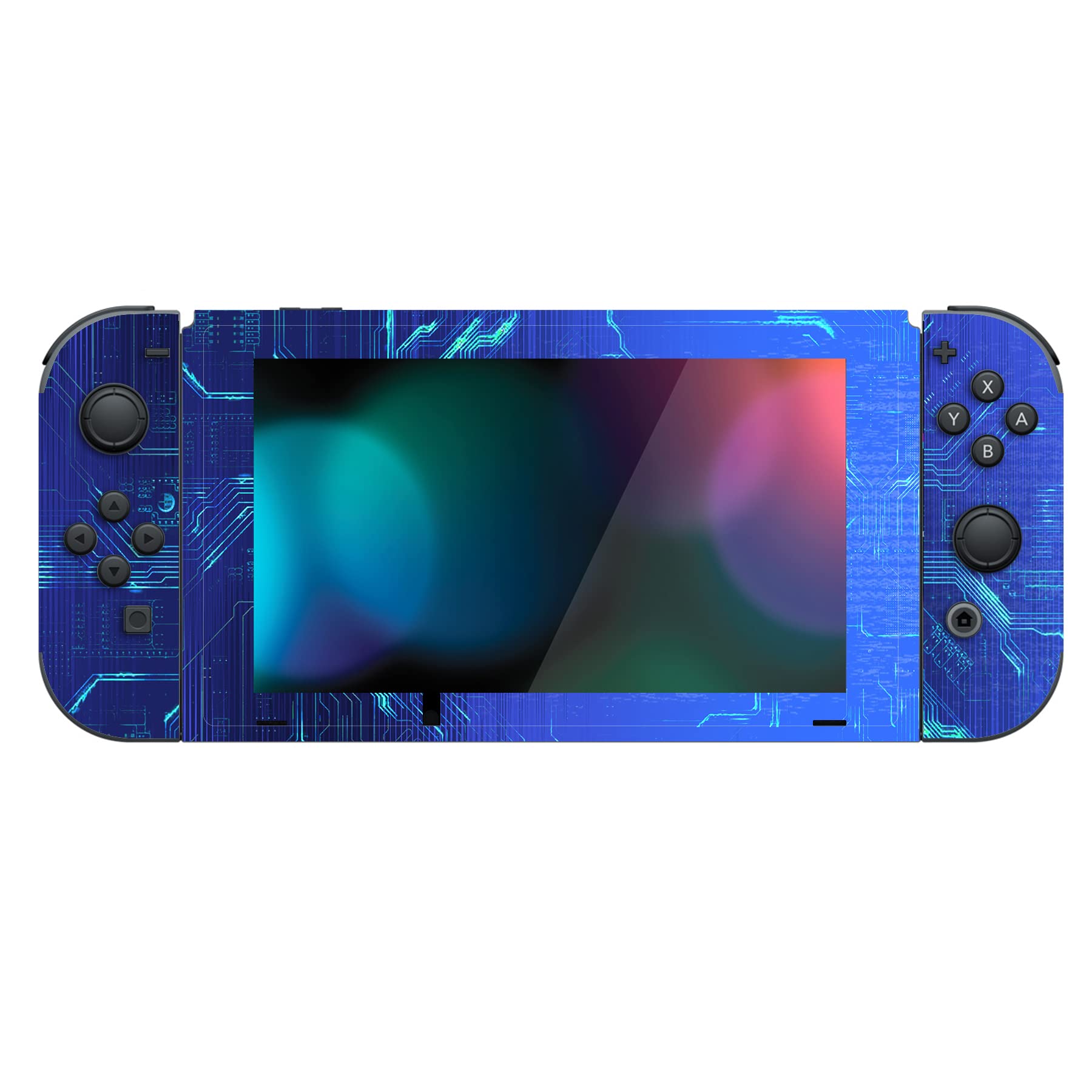 PlayVital 2 Set Protective Skin Decal for Nintendo Switch, Full Set Stickers for Nintendo Switch Console & Joycon & Dock & Grip - Army Green Camouflage