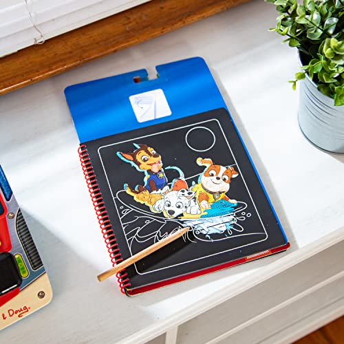 Melissa & Doug PAW Patrol Scratch Art 3-Pack β Chase, Skye, Marshall Color Reveal Travel Activity Pads - Reverse