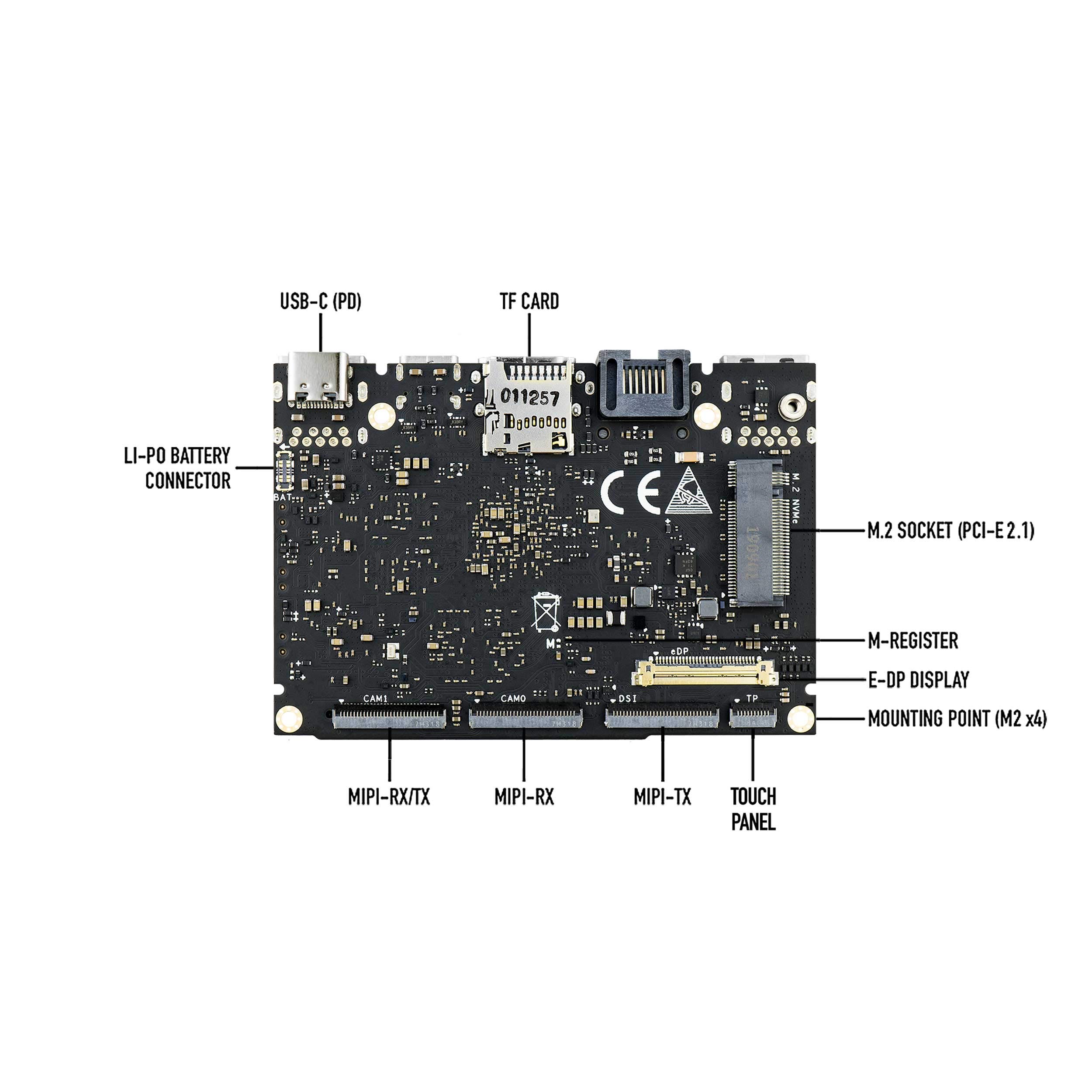 Khadas Edge-V Basic SBC with LPDDR4 2+16GB EMMC 5.1 AP6356S Wi-Fi, 2X2 MIMO …