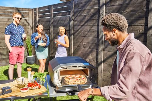 Ooni 12" Pizza Peel – Long Handle Super Smooth Aluminium Pizza Paddle – Lightweight Pizza Turning Peel – Ooni Outdoor Pizza Oven Accessories