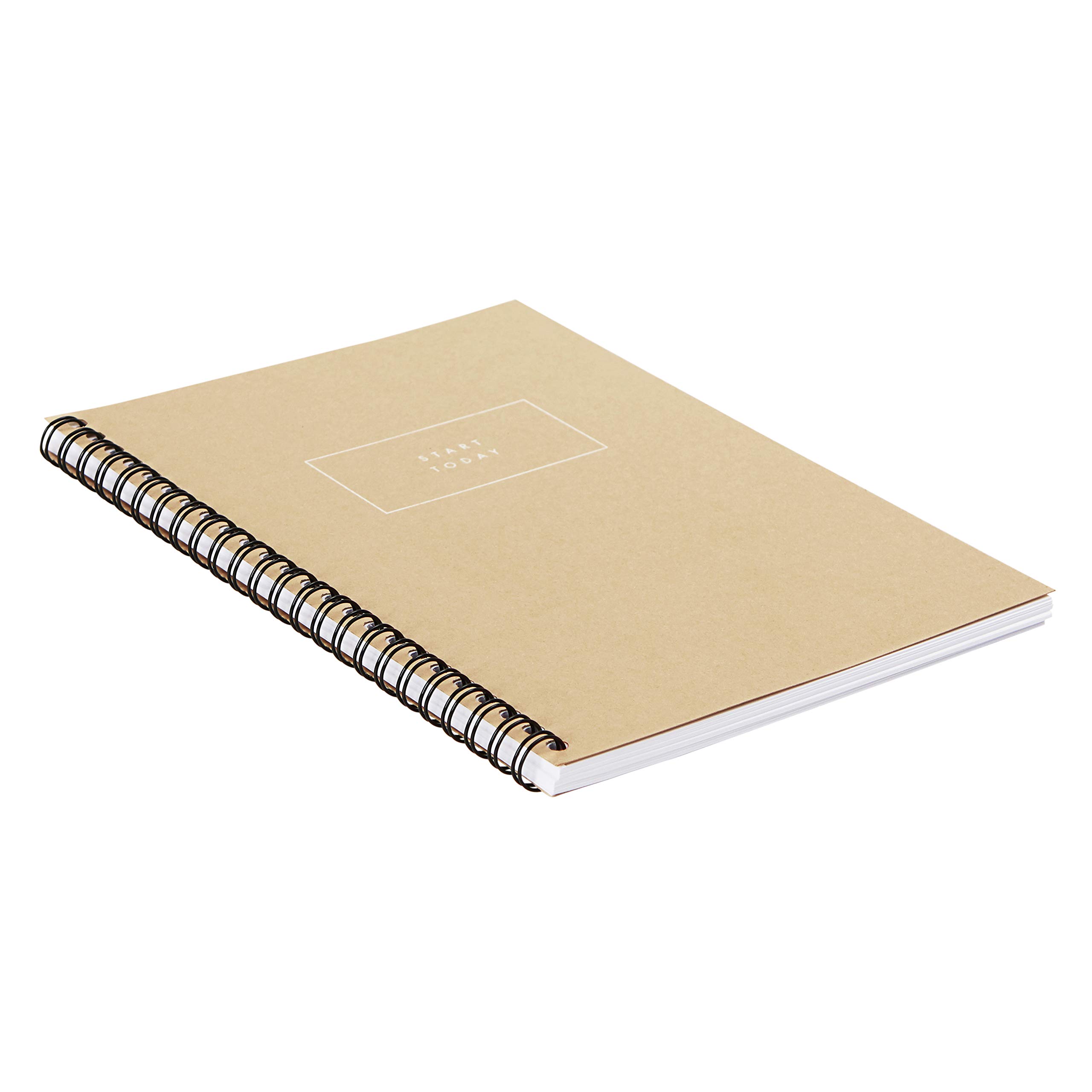 kikki.K A5 SPIRAL DAILY PLANNING JOURNAL KRAFT