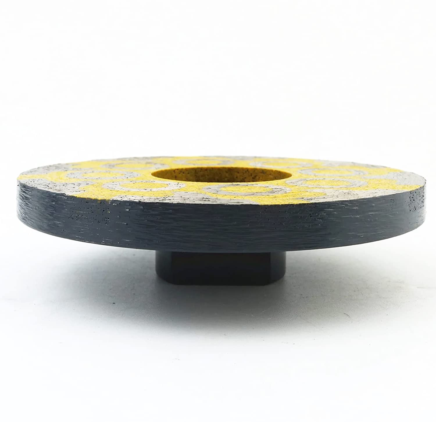 JDK 4 Inch Diamond Resin Filled Cup Wheel Grinding Wheel with Thread 5/8β-11 for Granite Stone and Tiles (Medium)
