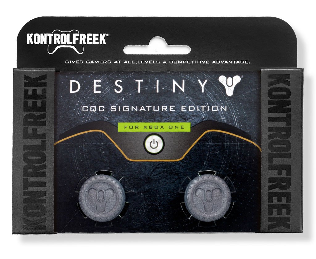 KontrolFreek Destiny CQC Signature Edition for Xbox One Controller | Performance Thumbsticks | 2 Low-Rise | Gray