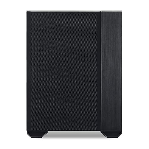 Lian Li O11 Air Small Case - Mini ITX - Mesh & Aluminum Panel - include 2 x 140MM PWM fans & 120mm PWM fan - up to 200mm long full ATX PSUs (O11AMX BLACK)
