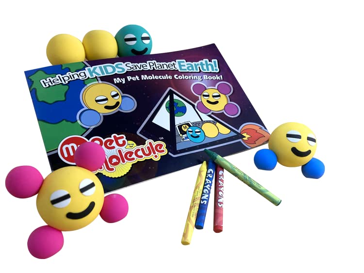 My Pet Molecule Molly Methane - Fun Educational Toy for Kids for Age Group 3 Year Plus Scientific Learning Toy