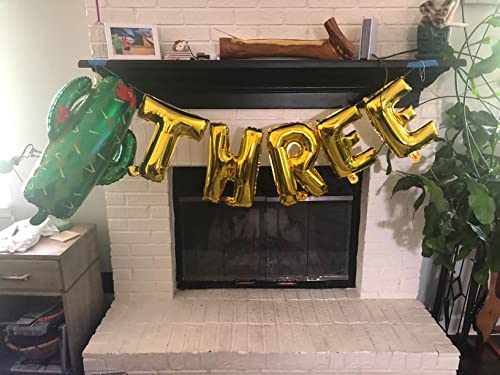 LaVenty Mexican Third Birthday Decoration Three Esta Decorations Three-Esta Birthday Party Decorations 3rd Birthday Fiesta Party Three Year Old Fiesta Birthday Decoration