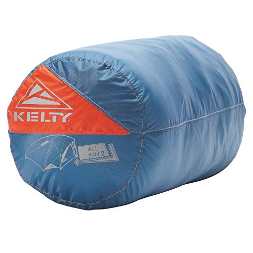 Kelty All Inn 2P Tent β Lightweight, Backpacking, Camping, Thru Hiking Shelter, Freestanding Design, Ample Interior Space Ultralight DAC Poles, Stuff Sack Included (2 Person)
