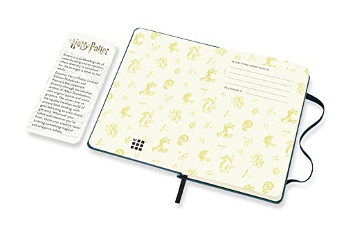 Moleskine Limited Edition Harry Potter 18 Month 2021-2022 Weekly Planner, Hard Cover, Pocket (3.5" x 5.5"), Tide Green