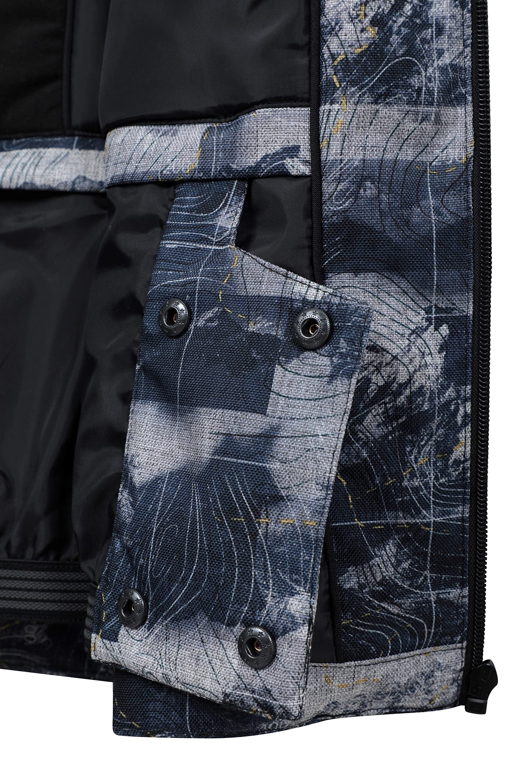 Mountain Warehouse Drayton Mens Waterproof Padded Ski Jacket - Breathable, Taped Seams, Warm & Cosy Navy 4X-Large