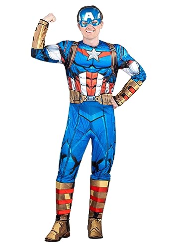 Jazwares MARVEL Captain America Adult Costume Small