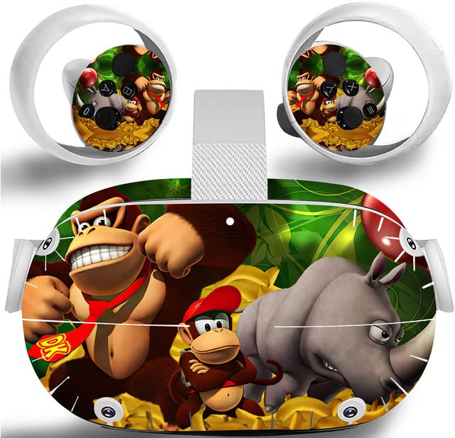Money King - Oculus Quest 2 VR Headset and Controller Sticker Vinyl Decal Skin for VR Headset and Controller, Virtual Reality Protective Accessories