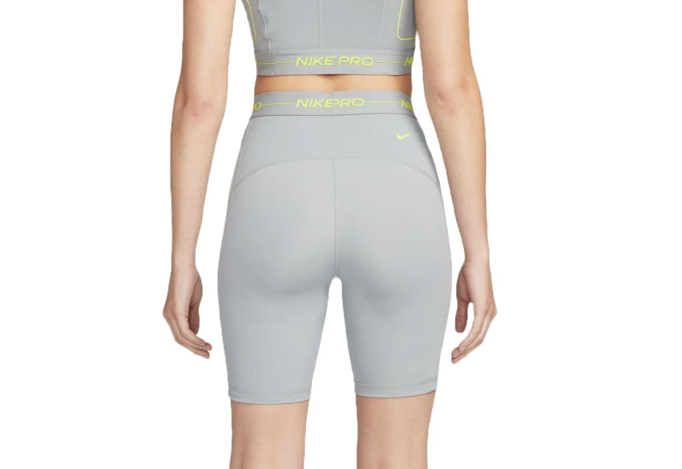 Nike PRO Women's 7" Combat Shorts (Particle Grey) Size Medium