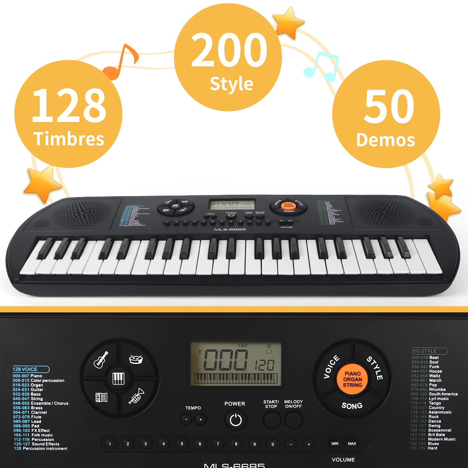 Kmise Piano Keyboard
