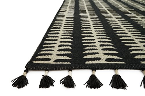 Justina Blakeney x Loloi Kahelo Collection KH-02 Black / Grey 2'-3" x 3'-9" Accent Rug