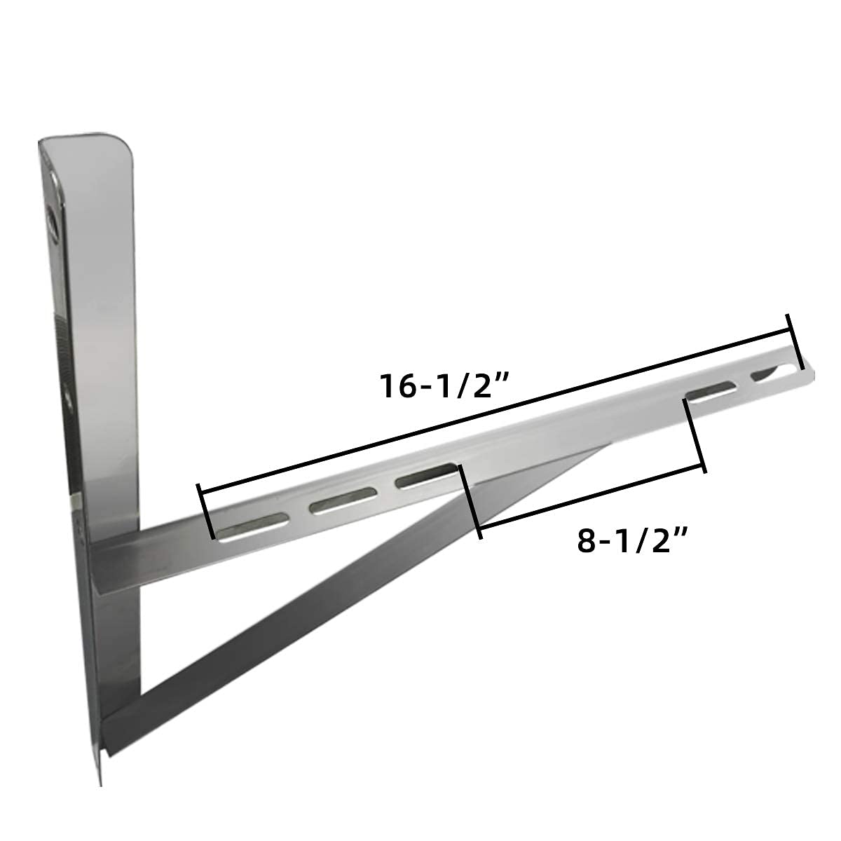 JEACENT Wall Mounting Bracket Rust Free Stainless Steel Support for 9000-24000BTU Condenser Ductless Mini Split Air Conditioner Heat Pump Systems