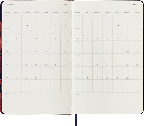Moleskine 2022 Year Of The Tiger Weekly Planner, 12M, Large, Blue, Hard Cover (5 x 8.25)