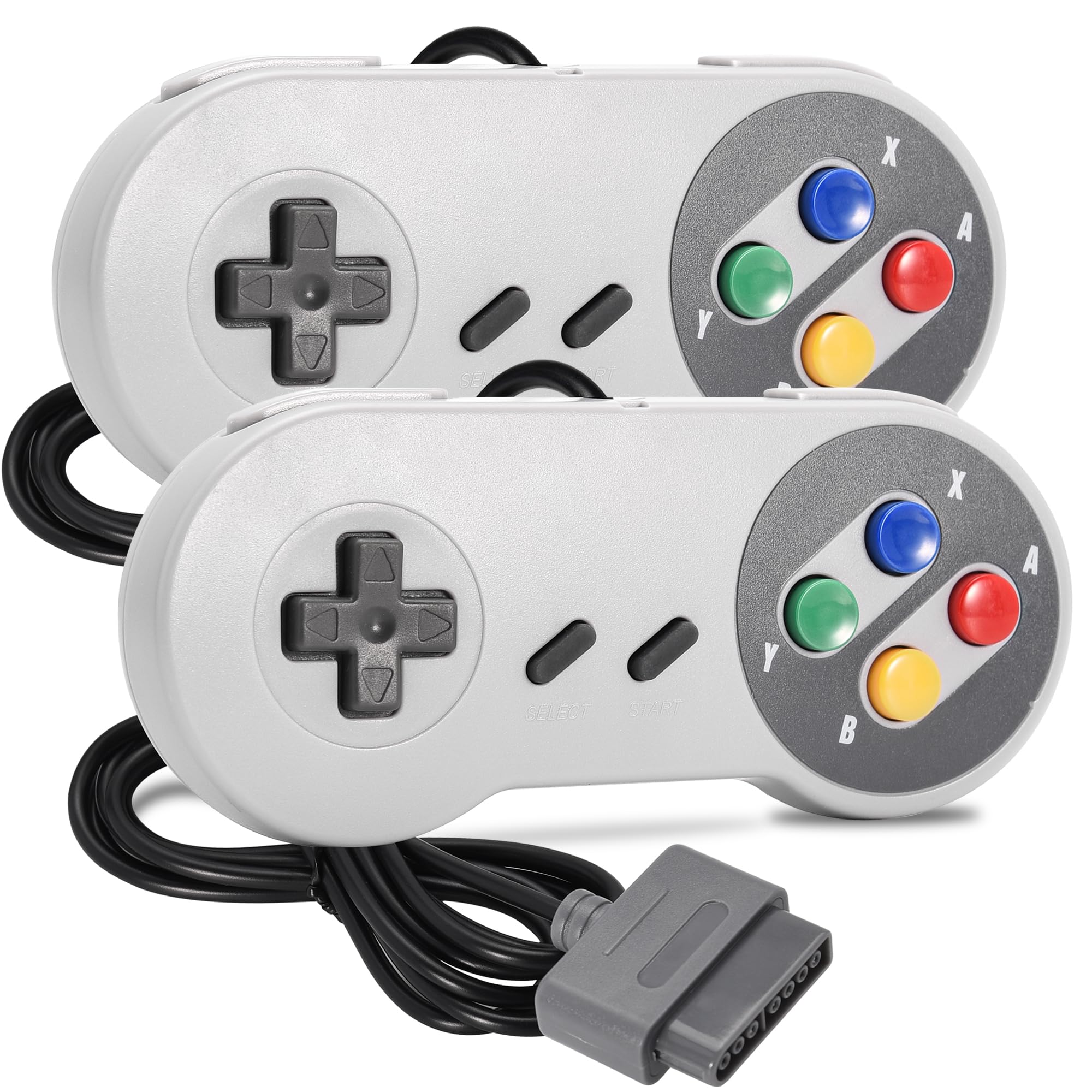 iNNEXT 2.4 GHz Wireless USB SNES Controller for Super Classic Games, Retro USB PC Controller Compatible for Windows PC MAC Linux Genesis Raspberry Pi Retropie Emulator [Plug & Play] [Rechargeable]
