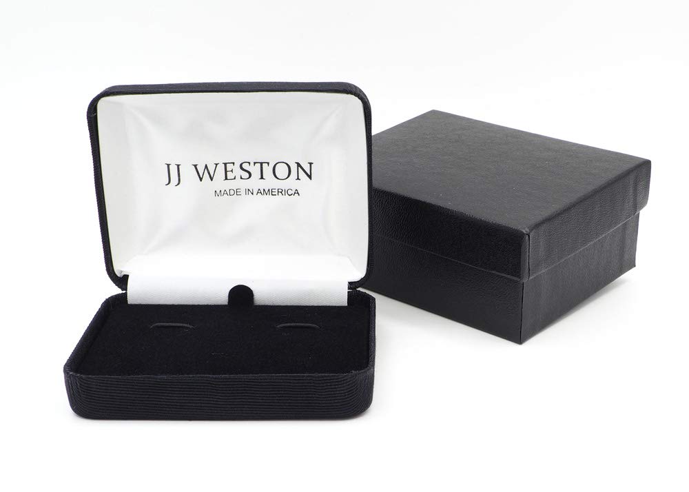 JJ Weston Anchor and Rope Tuxedo Cufflinks and Shirt Studs. Made in the USA.