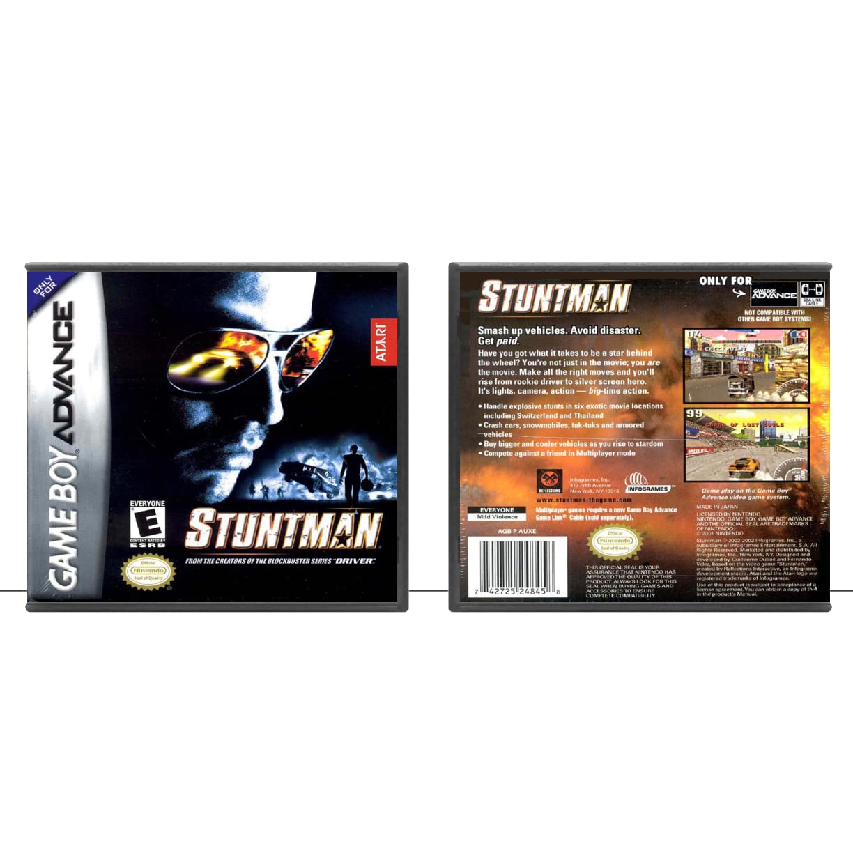 Stuntman | (GBA) Game Boy Advance - Game Case Only - No Game