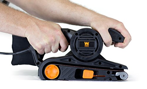 WEN 6321 7-Amp 3 in. x 21 in. Corded Belt Sander with Dust Bag , Black