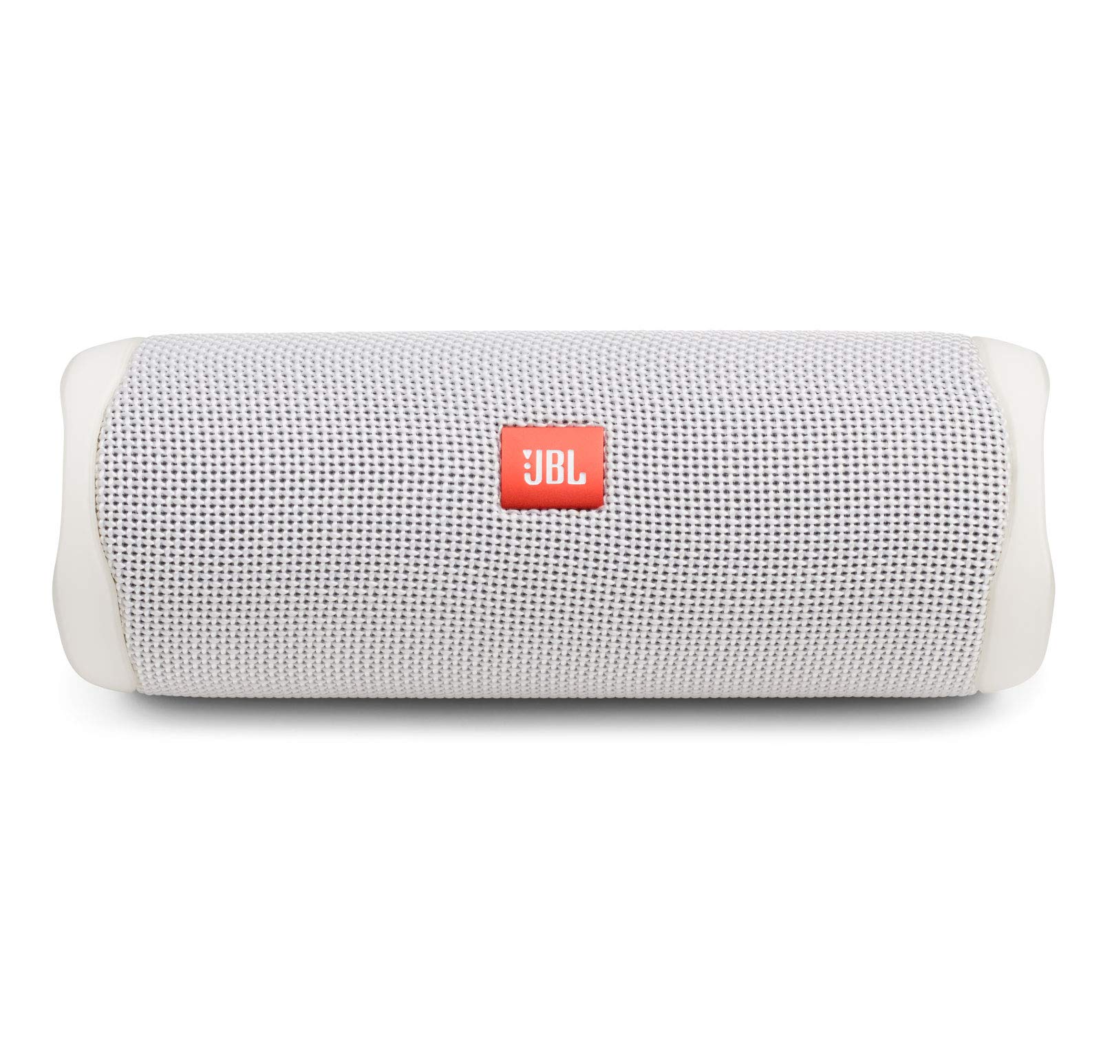 JBL Flip 5 Waterproof Portable Wireless Bluetooth Speaker Bundle with divvi! Protective Hardshell Case - White