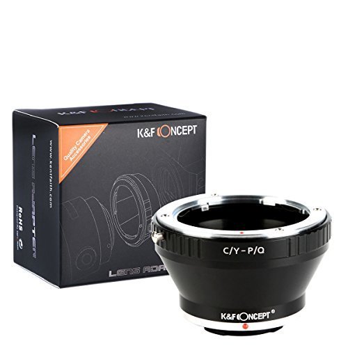 K&F Concept CY-PQ Lens Mount Adapter for CY Lens to Pentax DSLR Camera Q-S1 Q10 Q7 Q