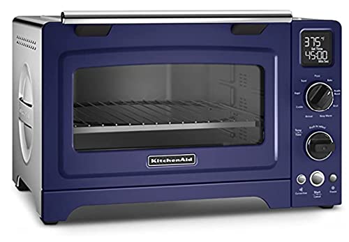 KitchenAid RKCO273BU 12" Convection Bake Digital Countertop Oven - Cobalt Blue (Renewed)