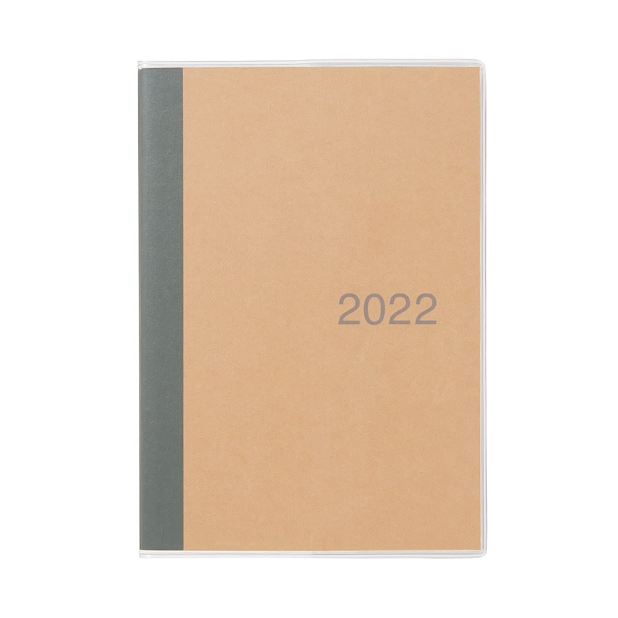 MUJI Monthly Planner 2022 Beginning December 2021 B6 Size Polyethylene Resin Cover Kraft Paper Scheduler