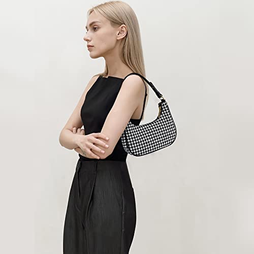 Montana West Trendy Shoulder Bag Small Crossbody Bag for Women with Detachable Shoulder Strap MWC-119BK