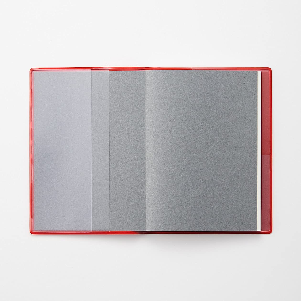 MUJI Monthly/Weekly Schedule Book 2022 A6 Size Red Beginning December 2021 Polyvinyl Chloride Cover Planner Scheduler