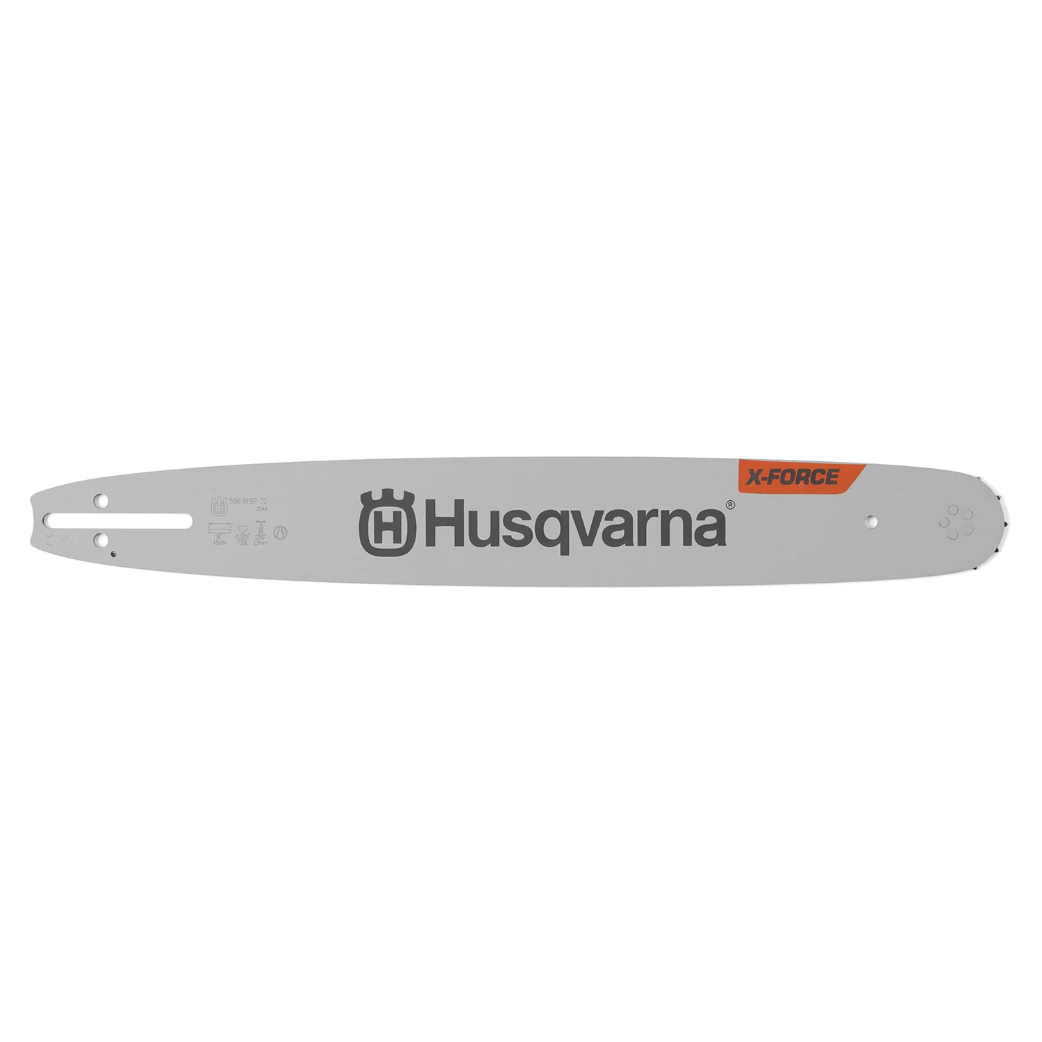 Husqvarna 596199772 X-Force 18 Inch Chainsaw Bar, 325" Pitch .050" Gauge, 72 Drive Links, Chainsaw Accessories