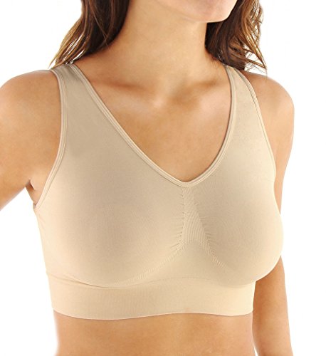 JUST MY SIZE womens Pure Comfort Plus Size Mj1263 Bras, Black, 4X-Large US