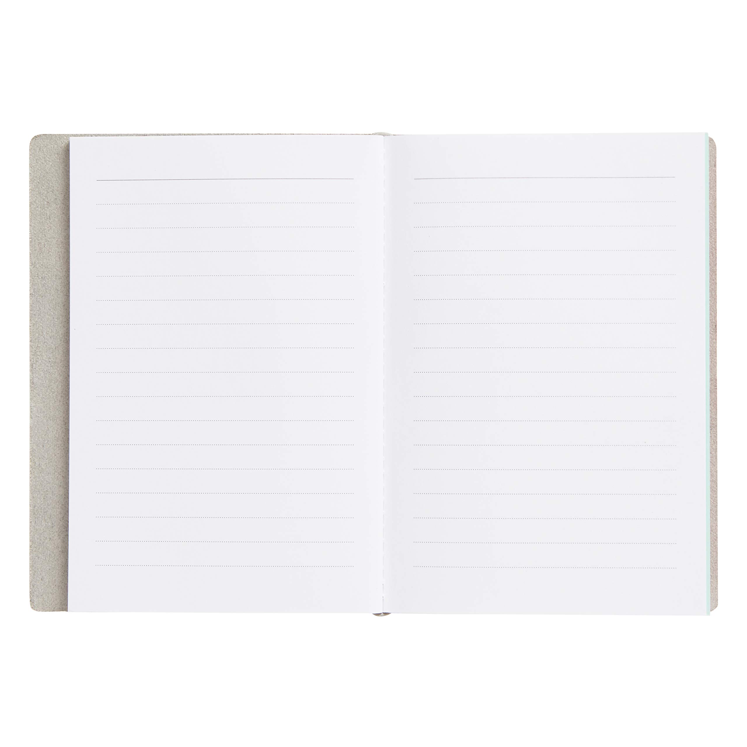 kikki.K Its About The Journey Designer Collection - A6 Refillable Leather Notebook, 2 Lined Notebook Refills, Elastic Closure, Measures 5.91" L x 4.33" W x 0.59" H