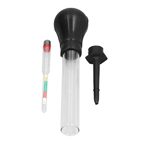 Socobeta Hydrometers Tool, Portable Hydrometer Easy Operation Clear Scale 2pcs for Battery