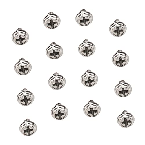SOLUSTRE 100 pcs pci Computer Round I Metal Screw Fastener Mounting Head Replacement Case Fixing Accessory for Supply PSU Power Slot