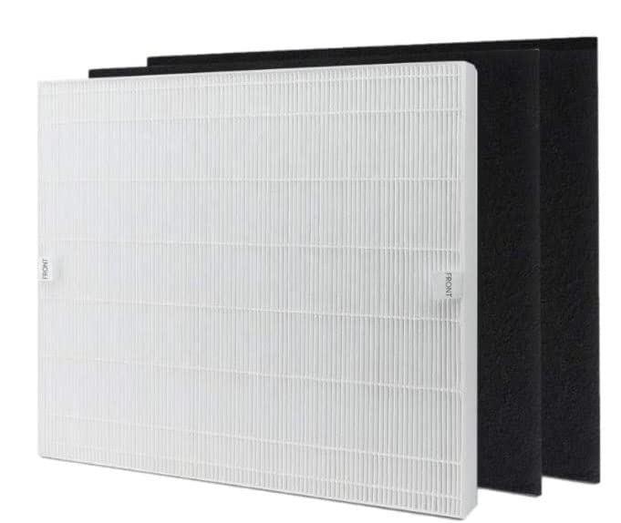 Nispira Air108 True HEPA with Carbon Filter Replacement | For Oreck AirInstinct Air Purifier 75,100,108,109,150, 200 | Odor Absorber Remove Smoke Pet Smell | 1 Pack