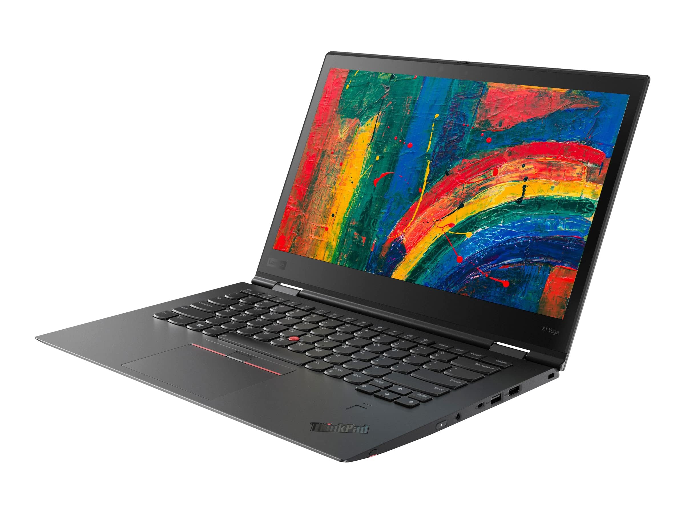 Lenovo ThinkPad X1 Yoga (3rd Gen) i7 8650U 1.9Ghz 14" 2-in-1 Convertible Laptop, 16GB RAM, 512GB NVMe PCIe M.2 SSD, FHD 1080p, Thunderbolt 3 USB-C, Webcam, Windows 10 Pro (Renewed)