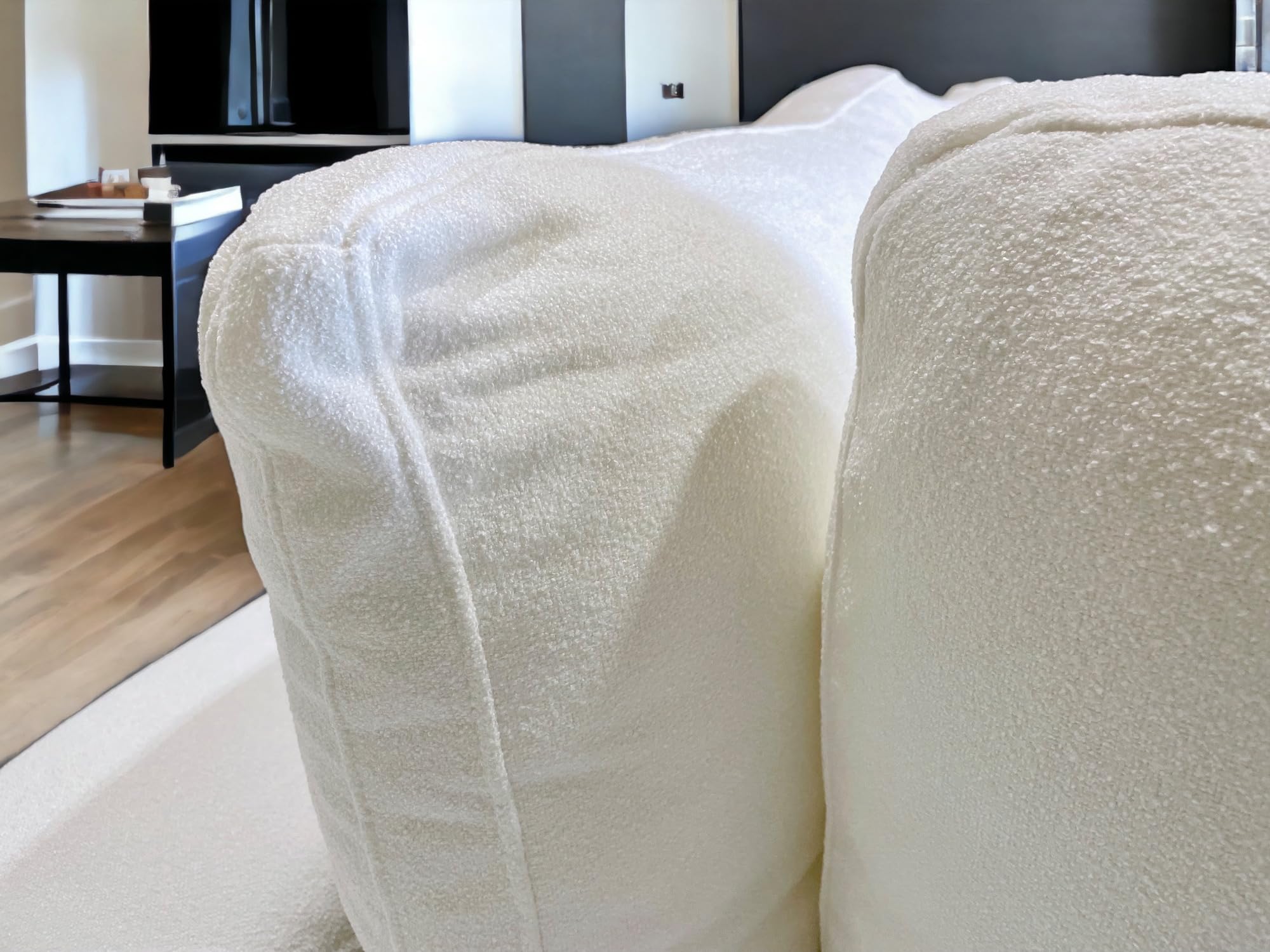 JACH Modern 3-Seater Modular Sectional Sofas for Living Room, Convertible Sofa Couch, Cushion Covers Removable, Free Combination Module Sectional Couch for Living Room Bedroom Apartment, (White)