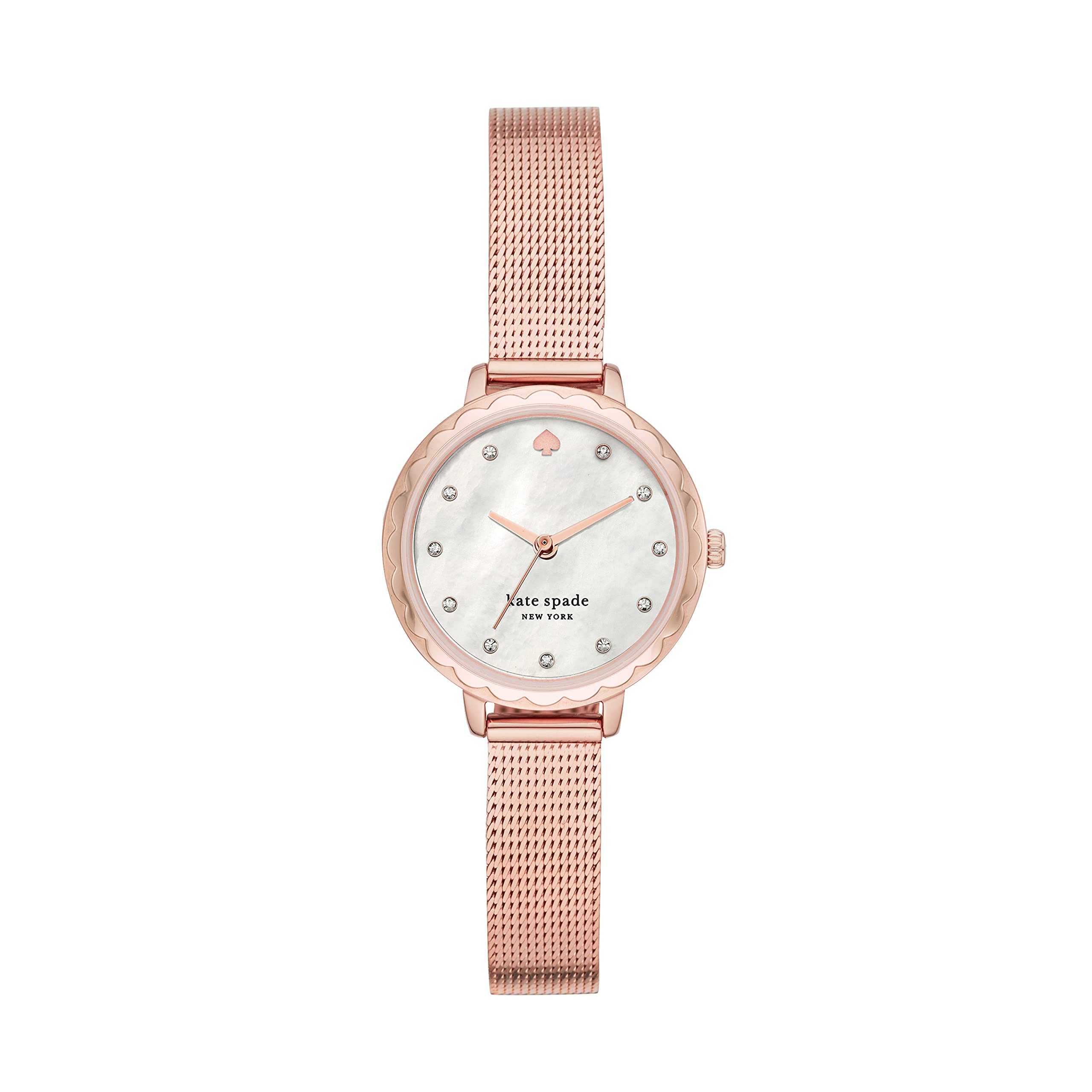 Kate Spade New York Women's Morningside Quartz Stainless Steel Three-Hand Watch, Color: Gold/Silver (Model: KSW1689)